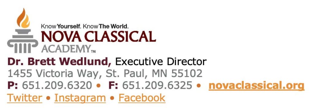 Brand - Nova Classical Academy